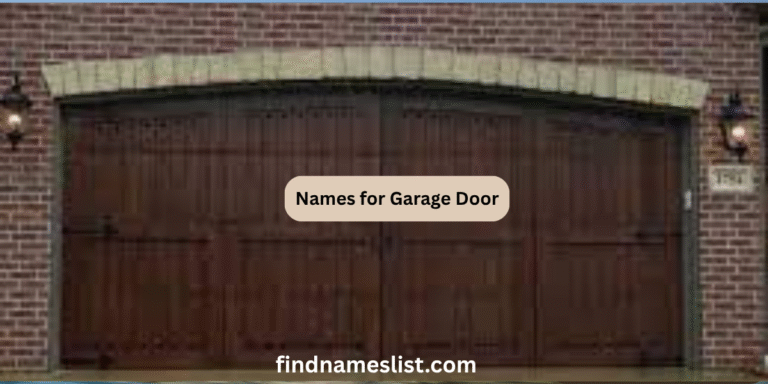 200+ Funny & Creative Names for Garage Door